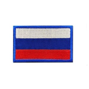 Russian Flag Patch White Reflective | Kula Tactical