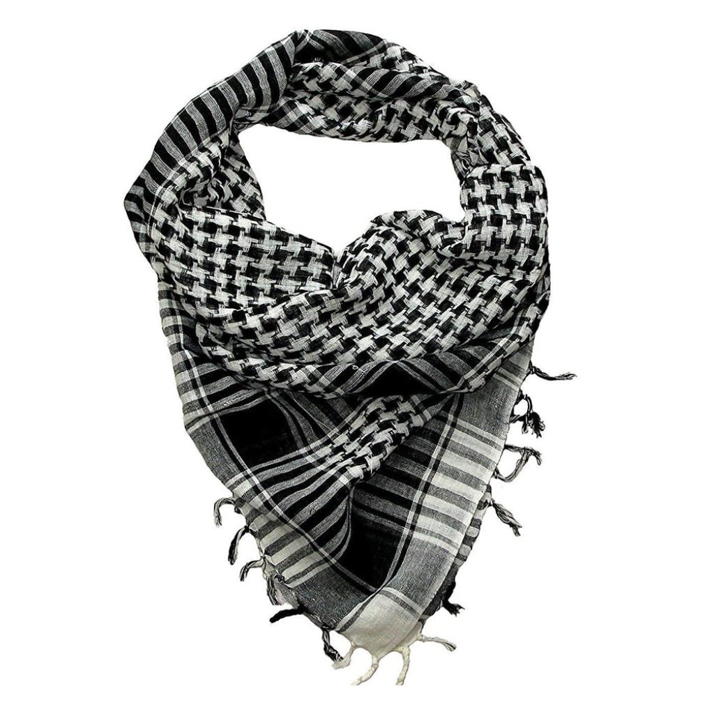 Black And Grey Shemagh