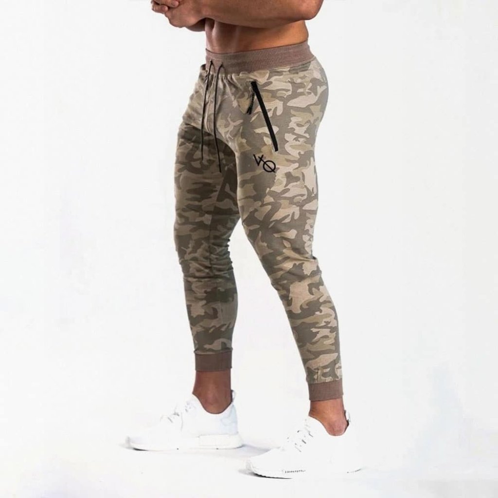 Black Camo Sweatpants "Sportline"