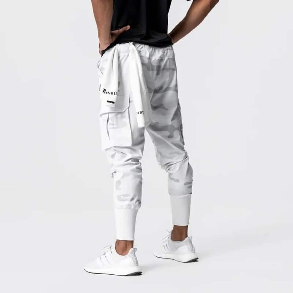 White Camo Joggers 