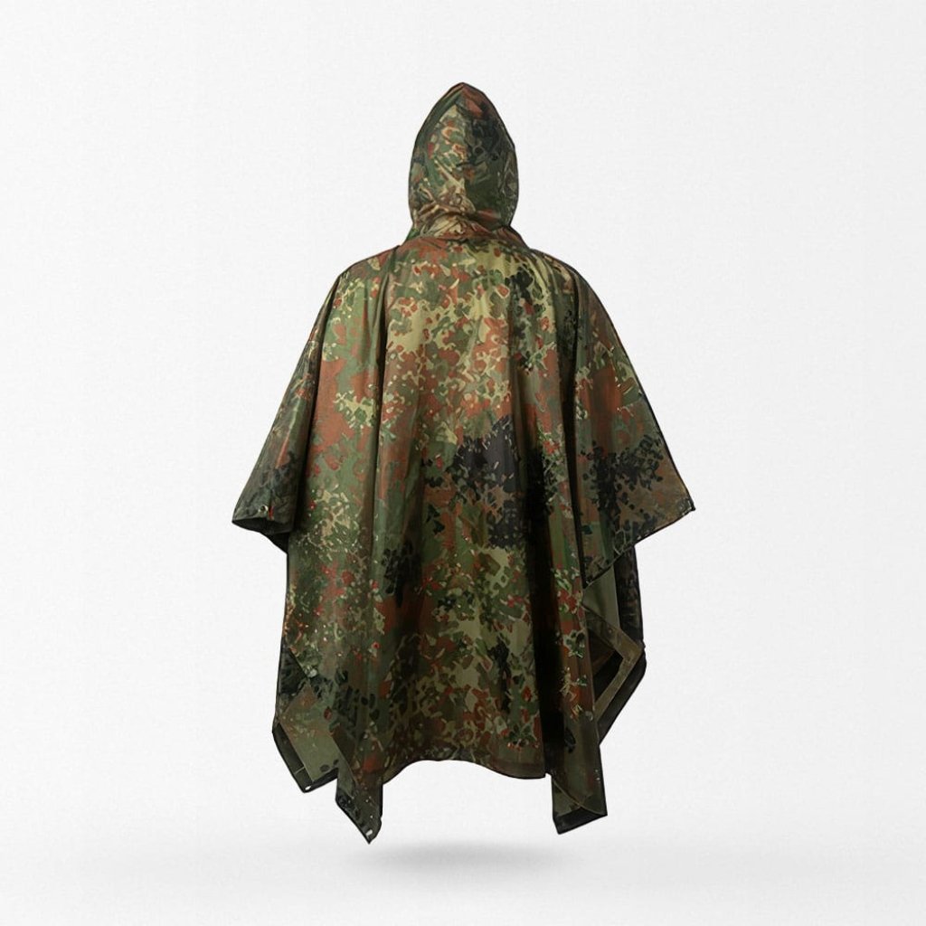 Flecktarn Camo Rain Poncho