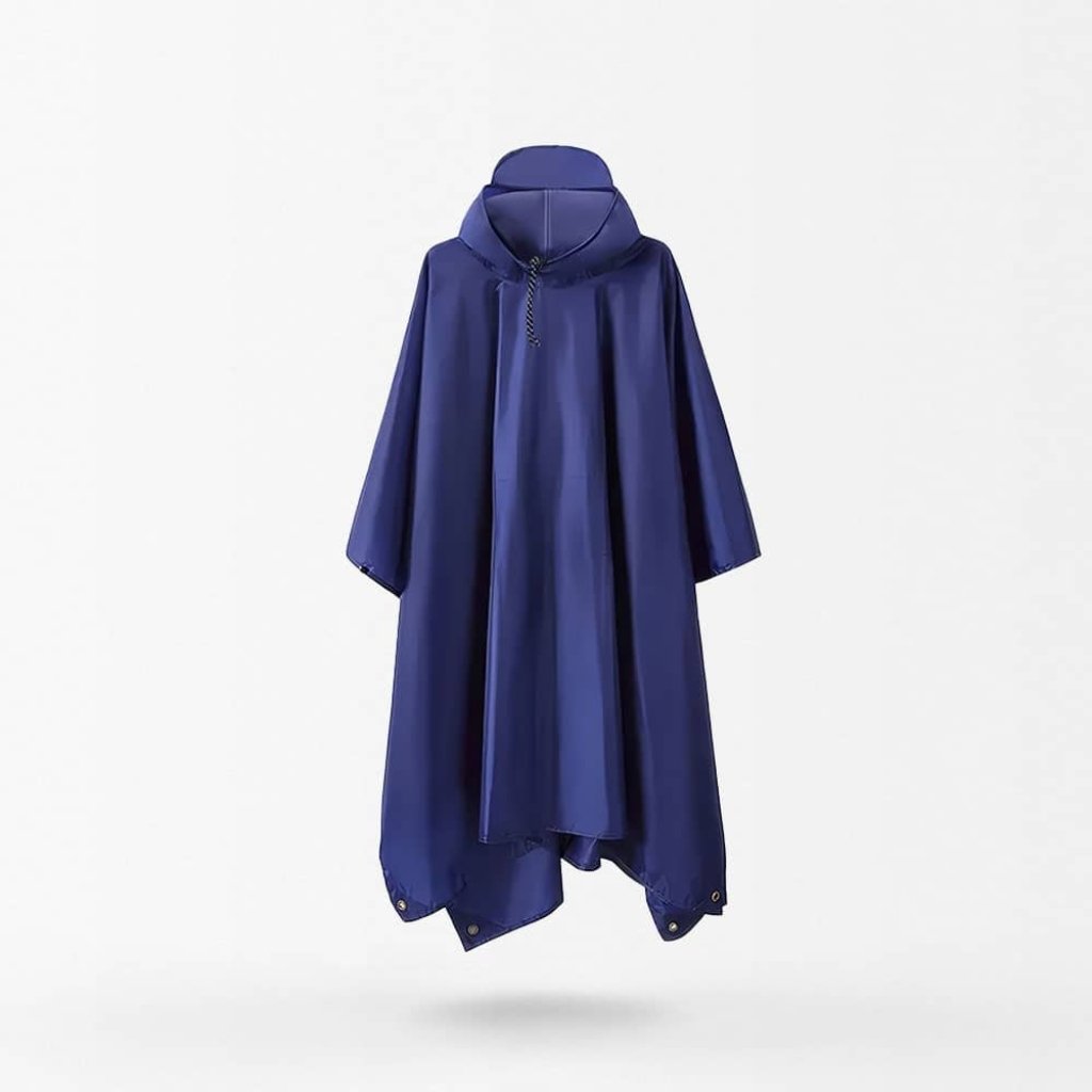 Waterproof Military Poncho Navy Blue