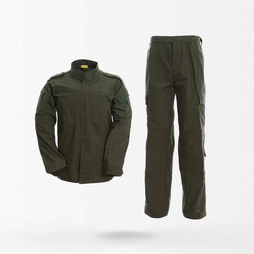 Black Military Combat Uniform