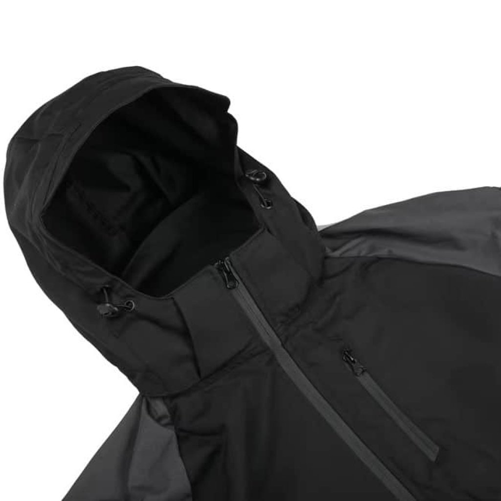 Black And Grey Tactical Winbreaker Jacket "MCT"