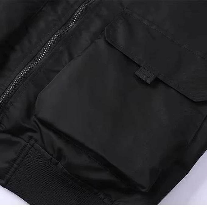 Bomber Jacket Cargo Pockets
