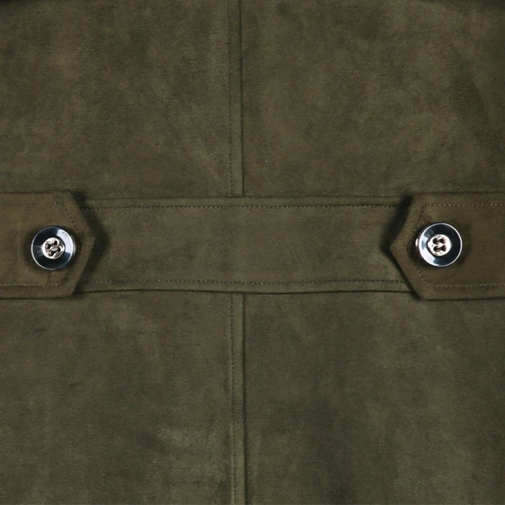 Double Breasted Military Trench Coat