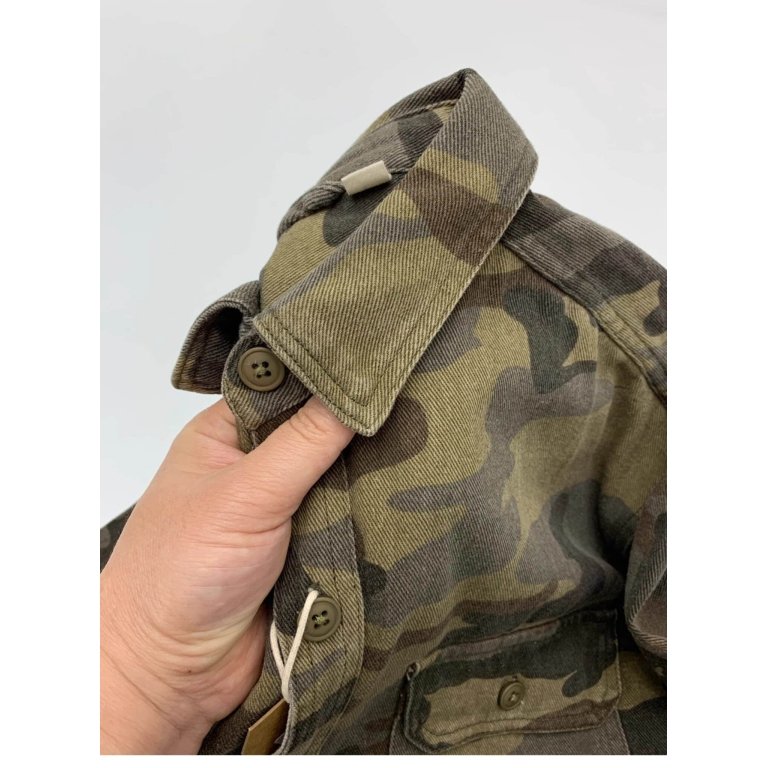 Green Camo Button Shirt