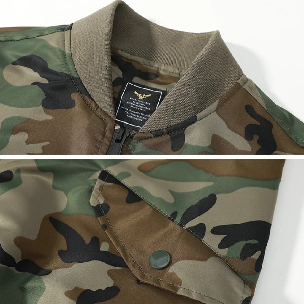 M81 Woodland Camo Flight Jacket