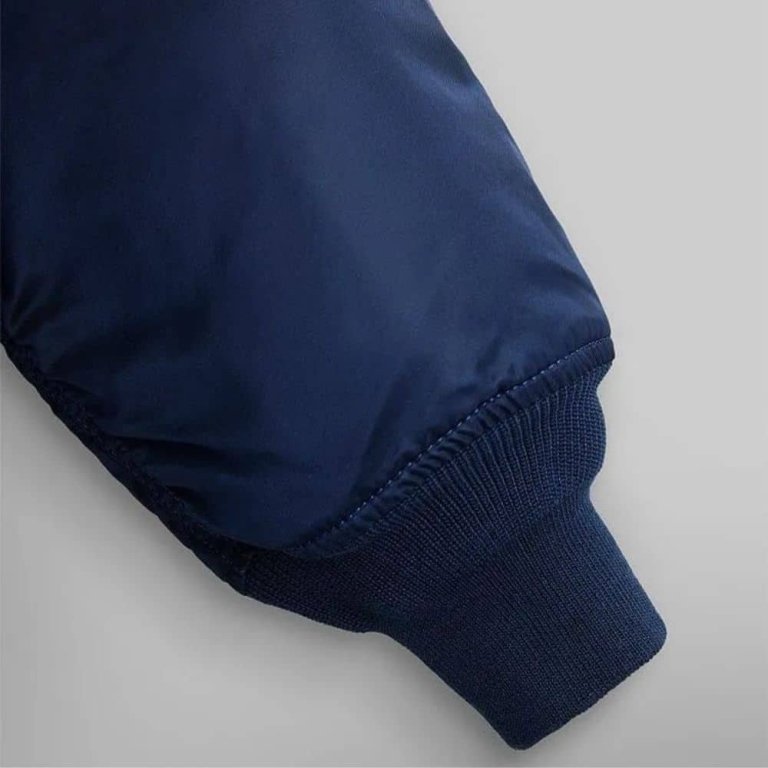 Military 45p Flight Bomber Jacket Navy Blue