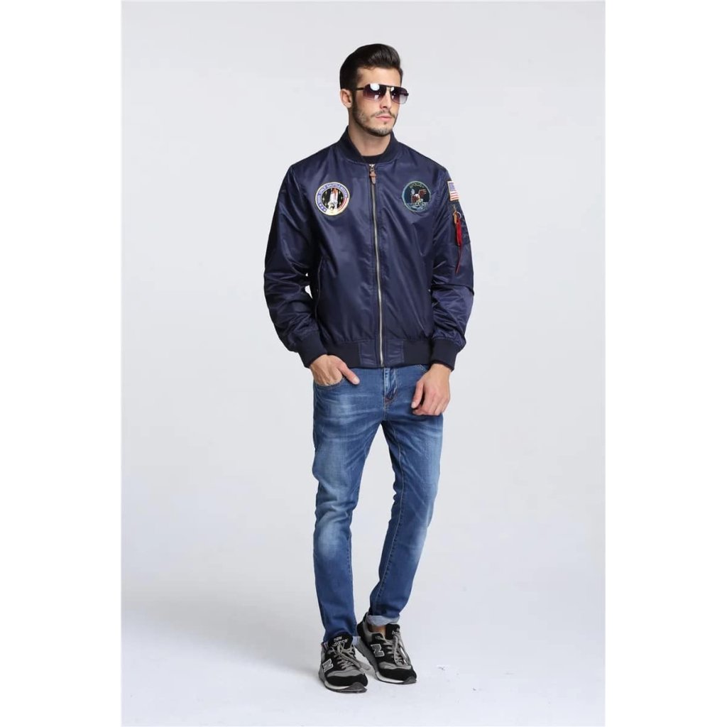 Apollo Us Air Force Ma1 Bomber Flight Jacket