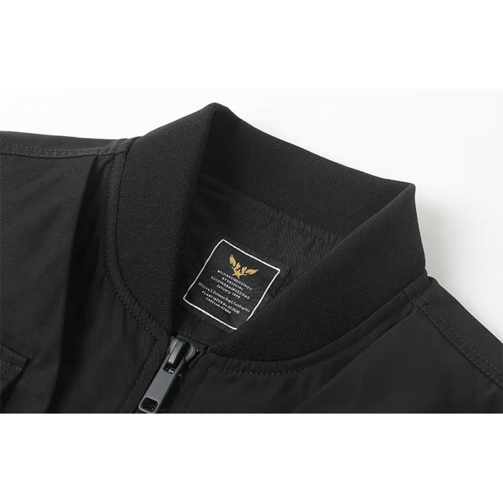 Mens Military Bomber Jacket With Multipocket