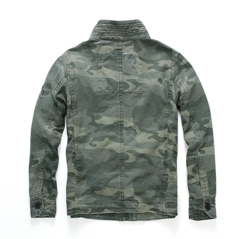 Military M65 Field Jacket Green Camo