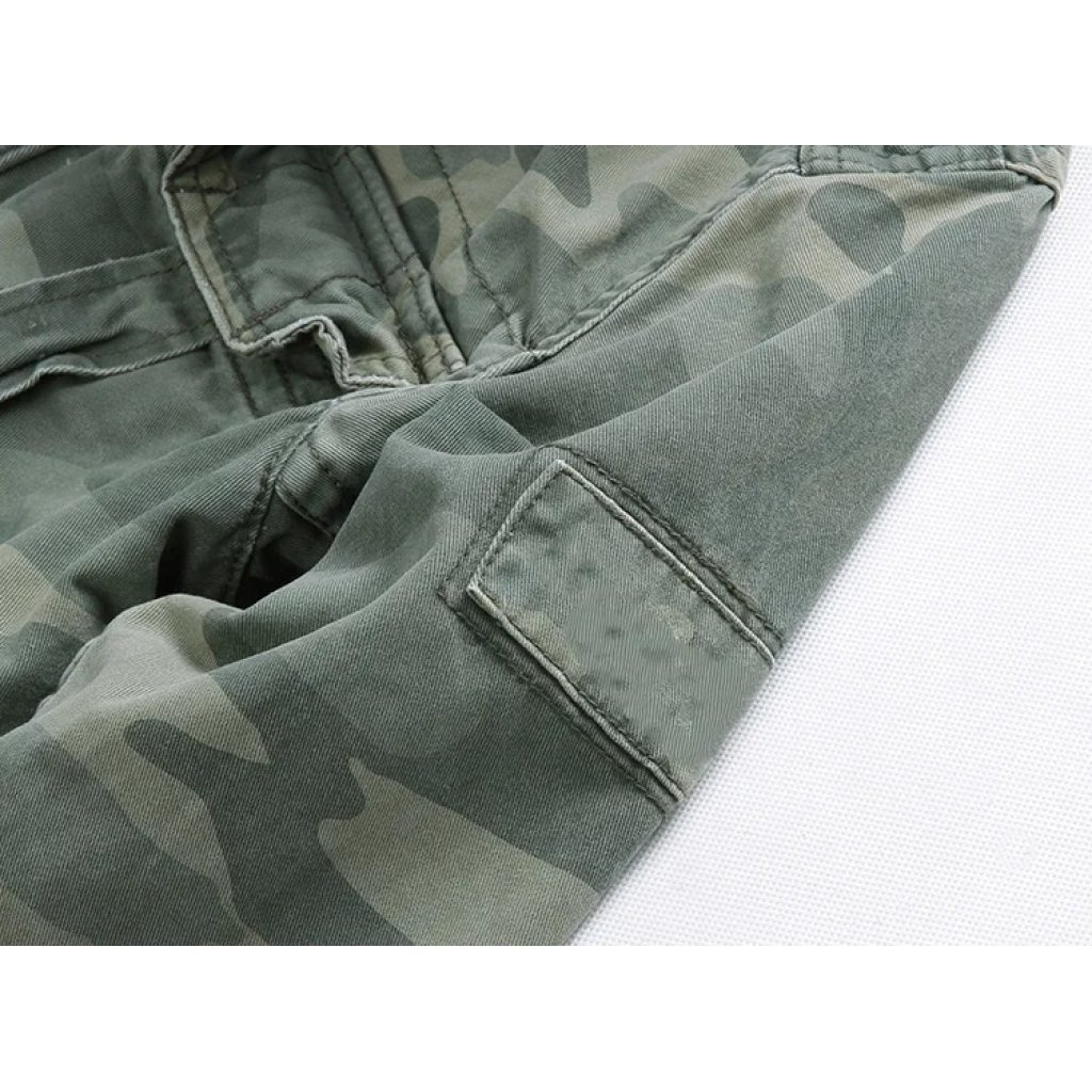 Military M65 Field Jacket Green Camo