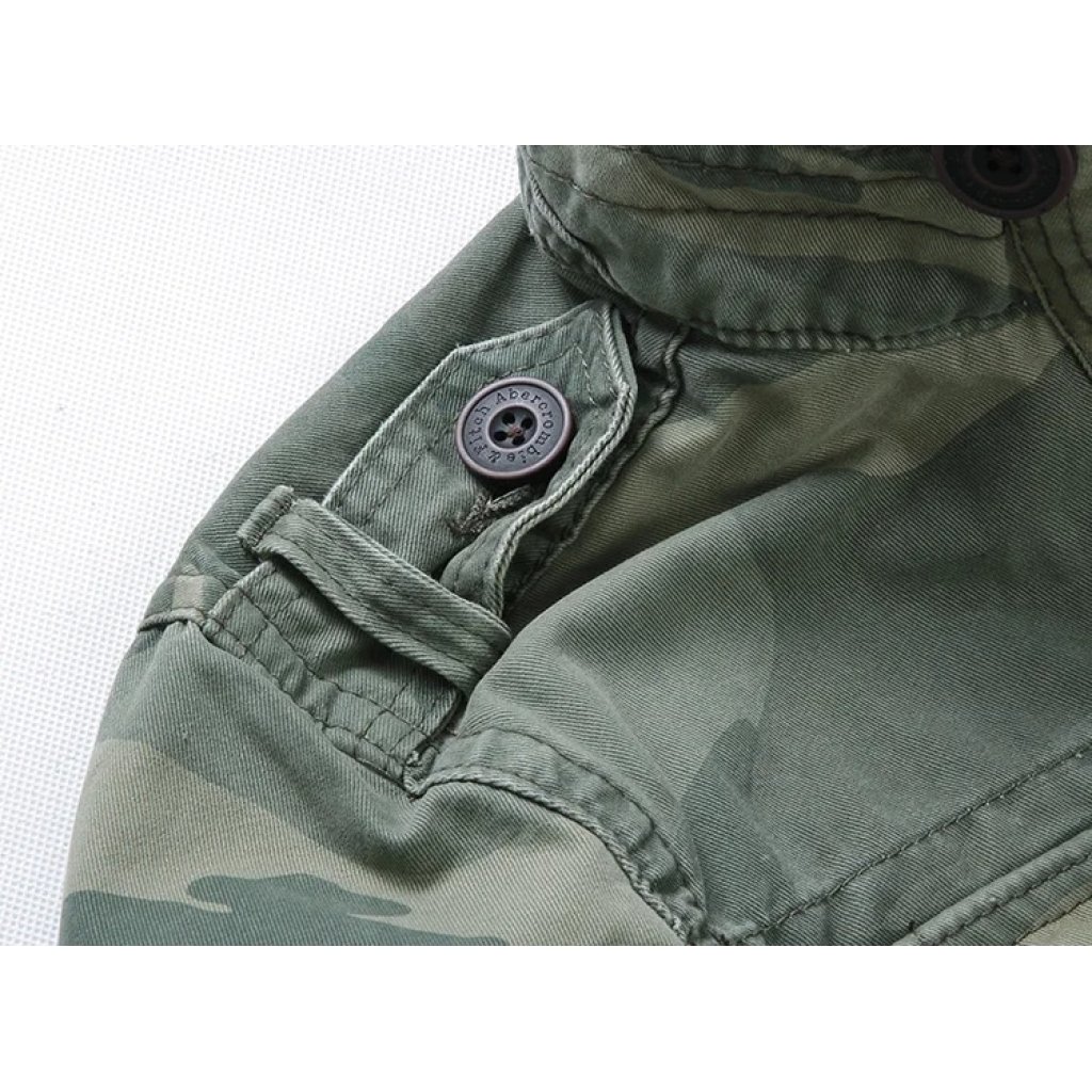 Military M65 Field Jacket Green Camo
