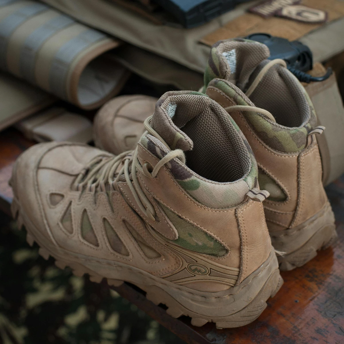 Camouflage Combat Boots | Kula Tactical