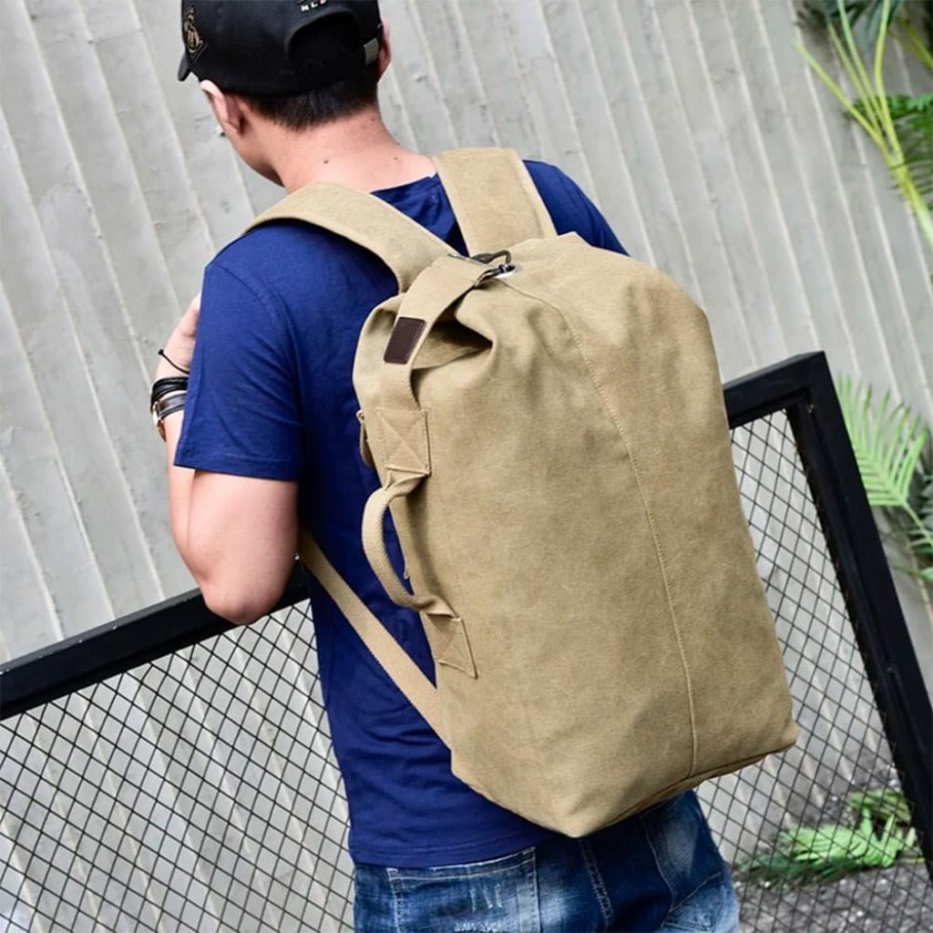 Canvas Duffle Bag Army