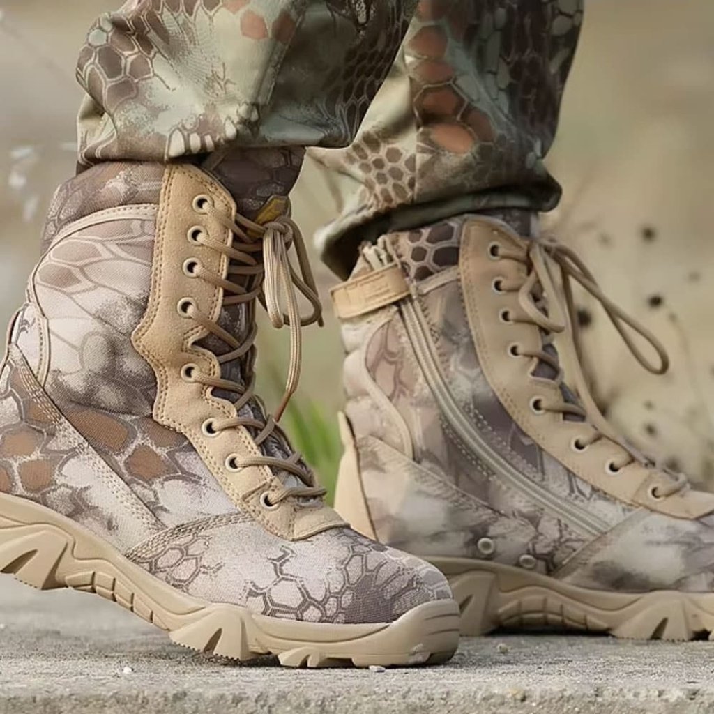 Desert Camo Combat Boots - Kryptek Highlander