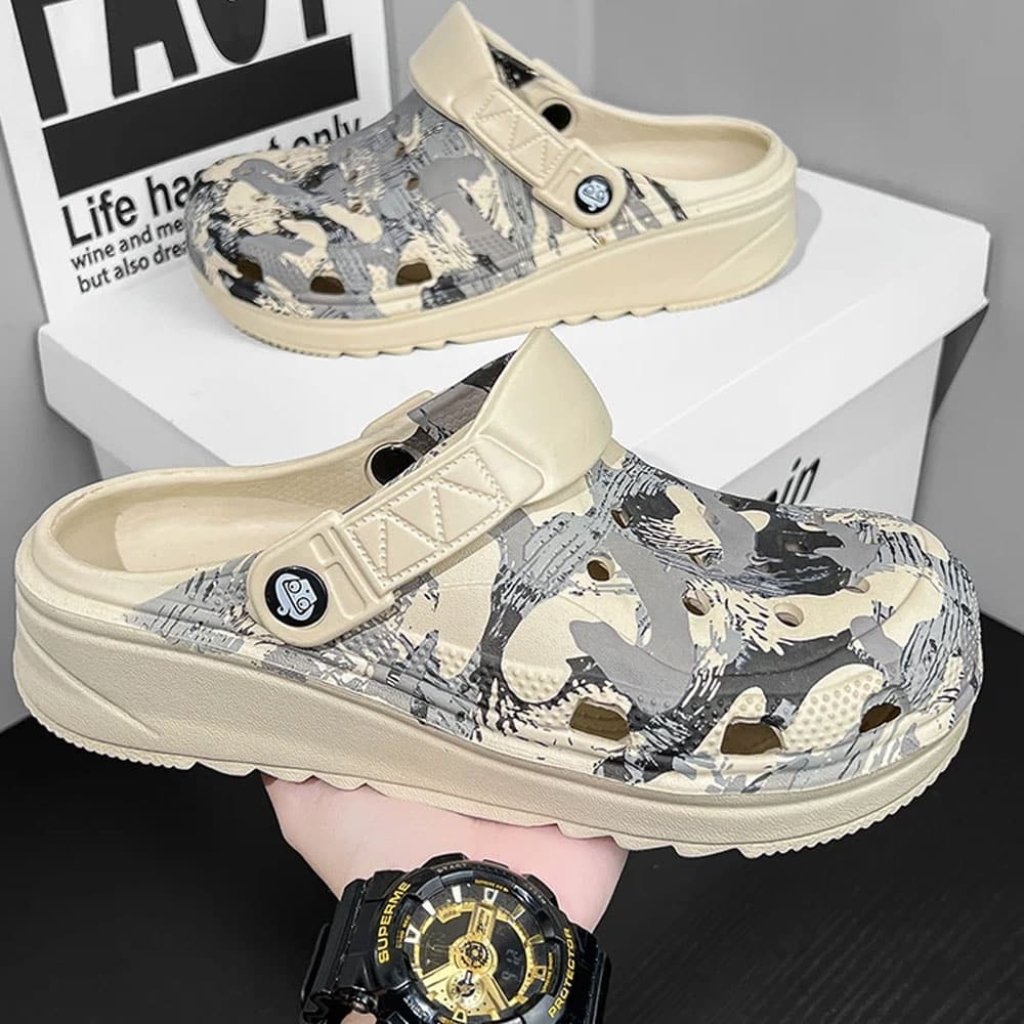 Desert Camo Tactical Crocs