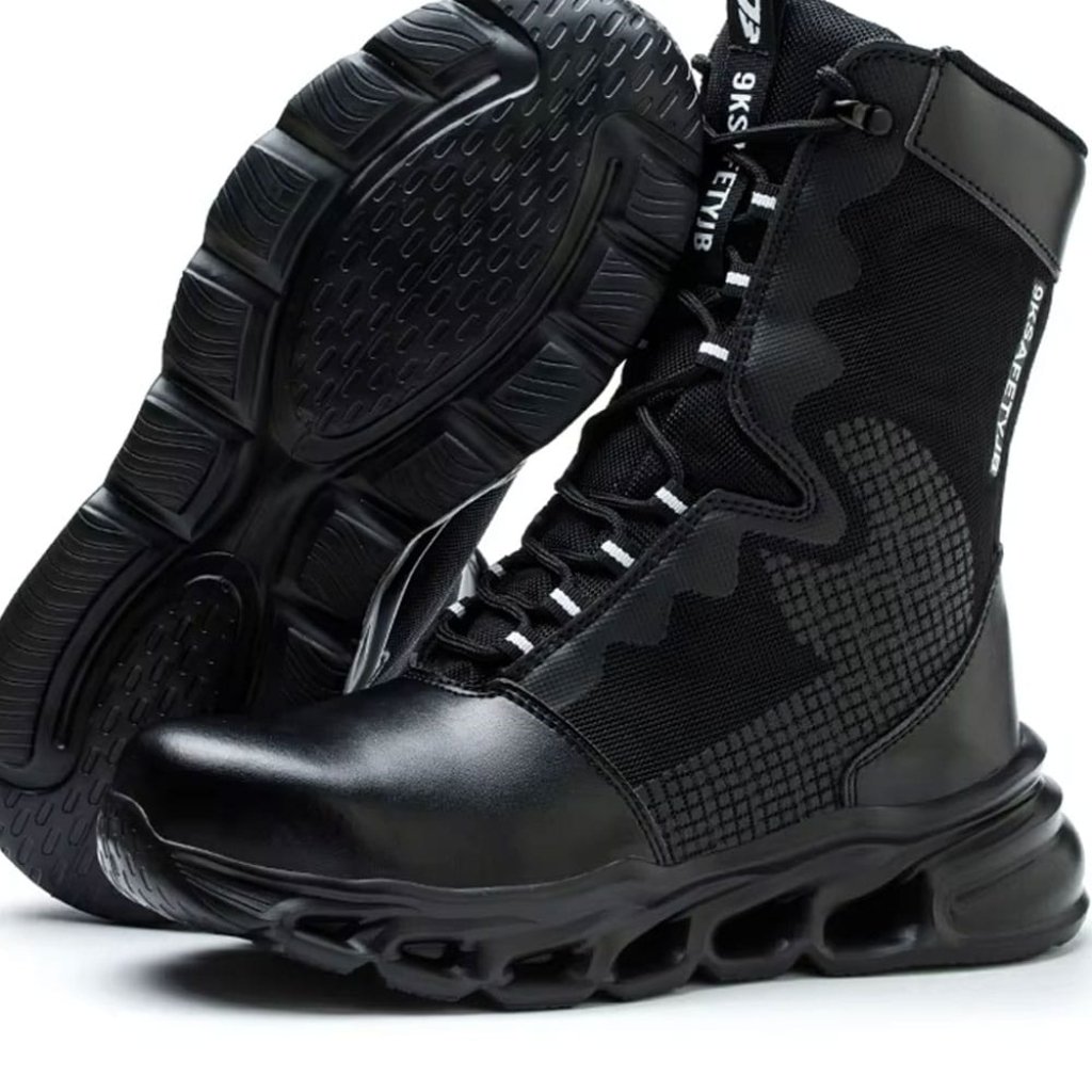 Safety Military Boots Black