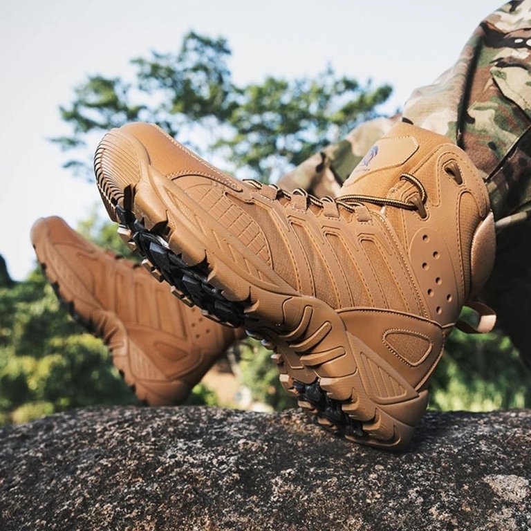 Brown Combat Boots | Kula Tactical