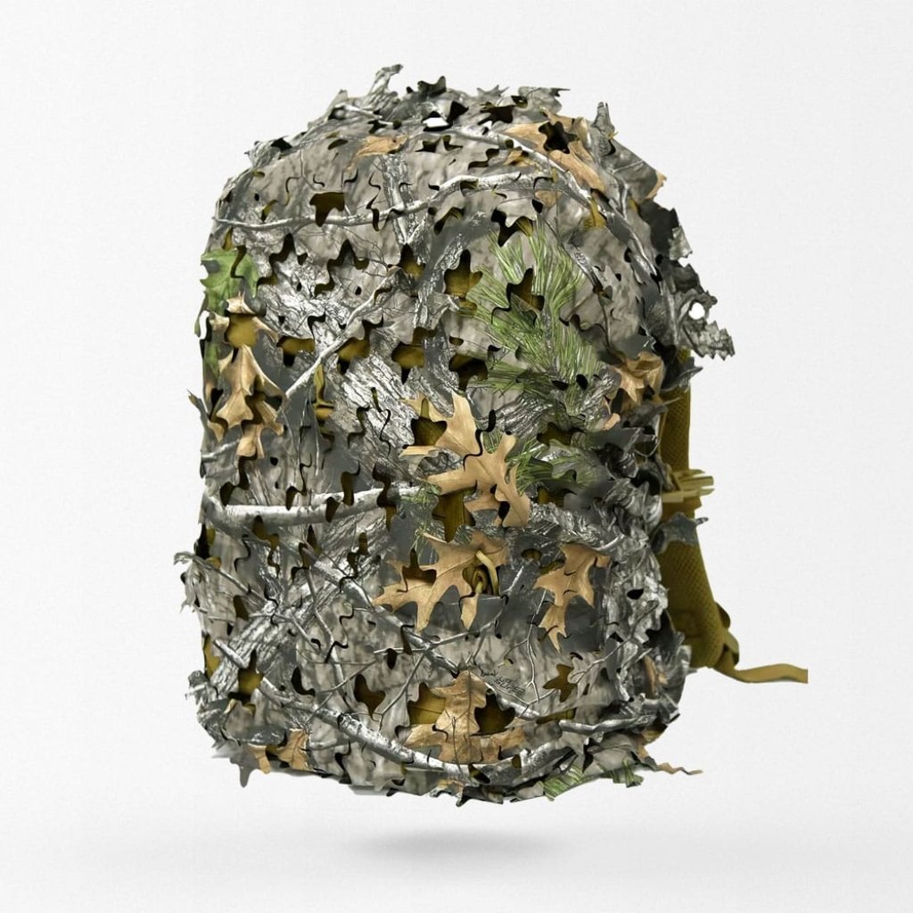 3D Backpack Ghillie Cover - Hunting Camo