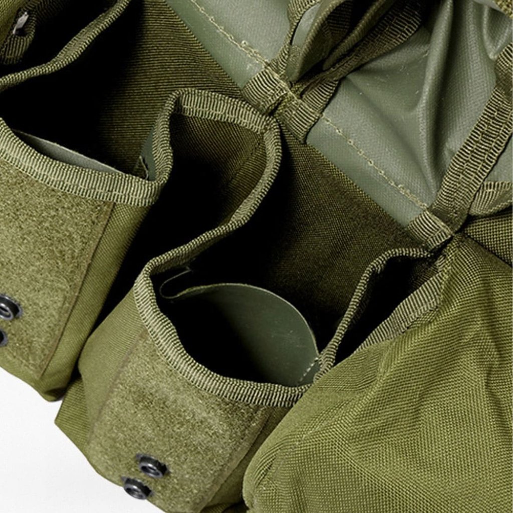 8 Mag Olive Green Ak Chest Rig