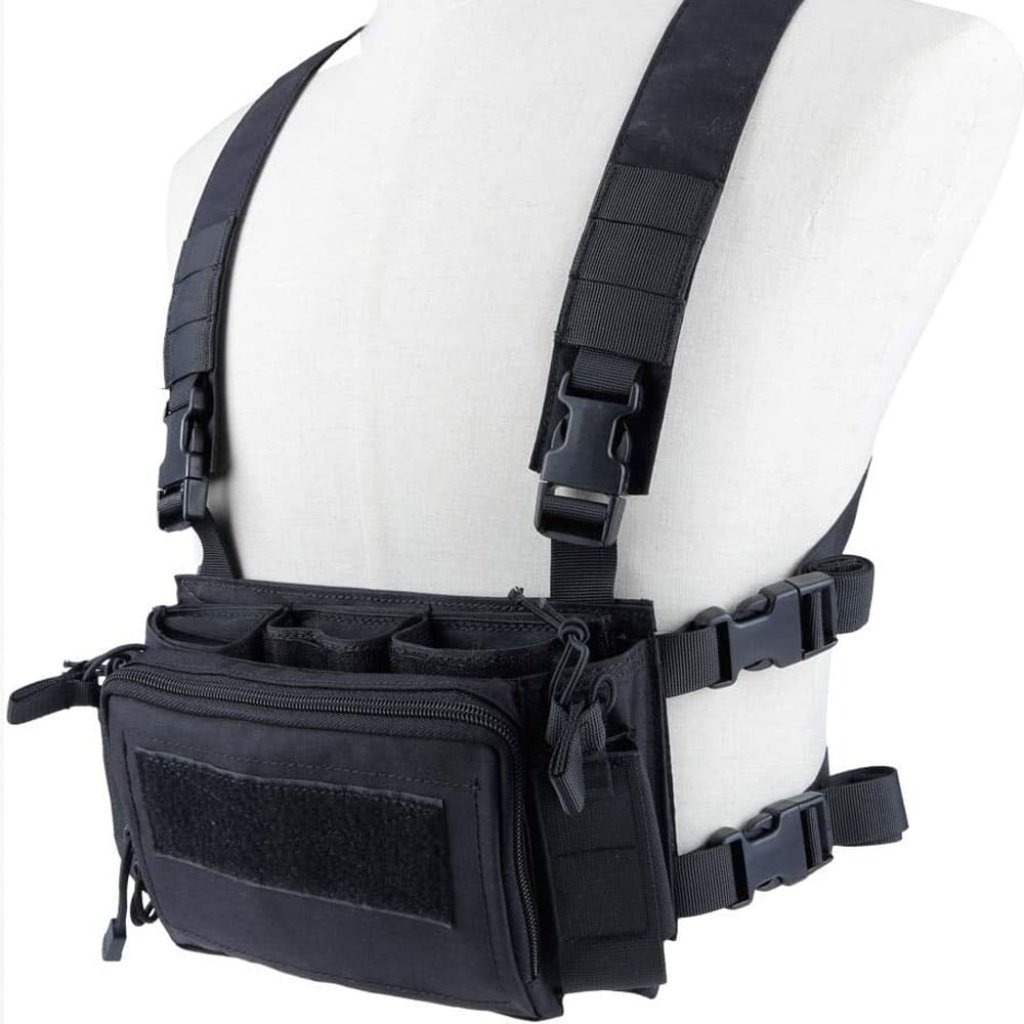 Black Micro Chest Rig "D3CRM"