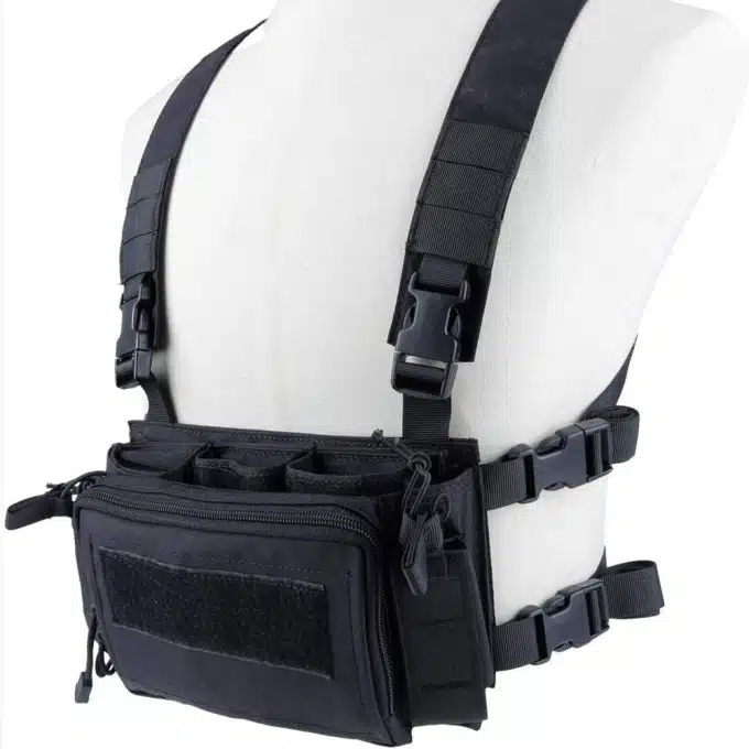 Black Micro Chest Rig "D3CRM"