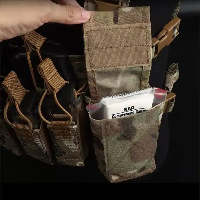 D3CRX Chest Rig With Pistol Pouches