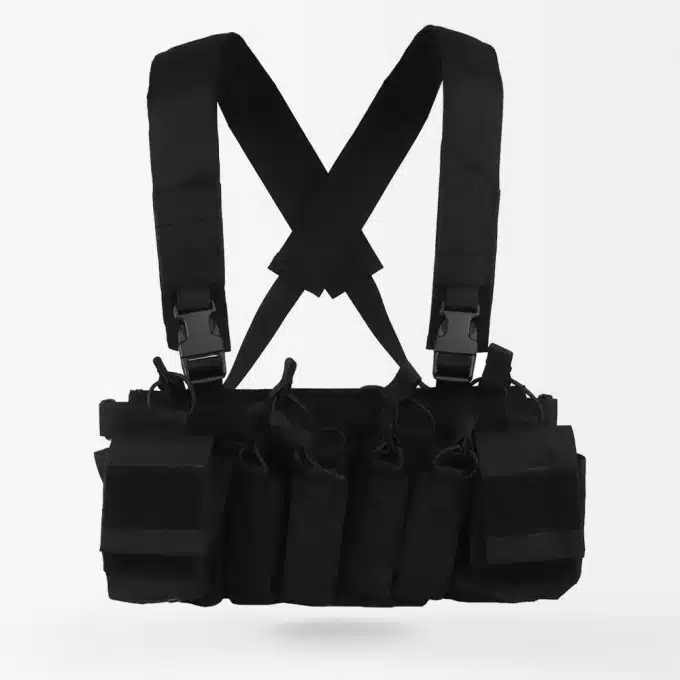 D3CRX Chest Rig With Pistol Pouches