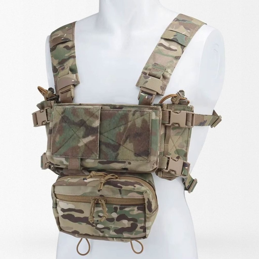 H Harness Chest Rig With Mag Pouches "Elyt"