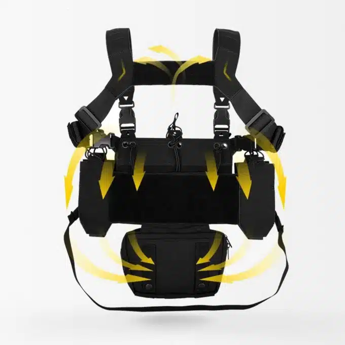 Laser Cut Molle Chest Rig "YKD"