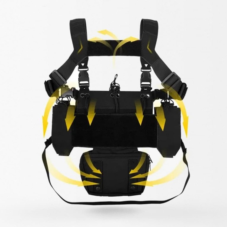 Laser Cut Molle Chest Rig "YKD"