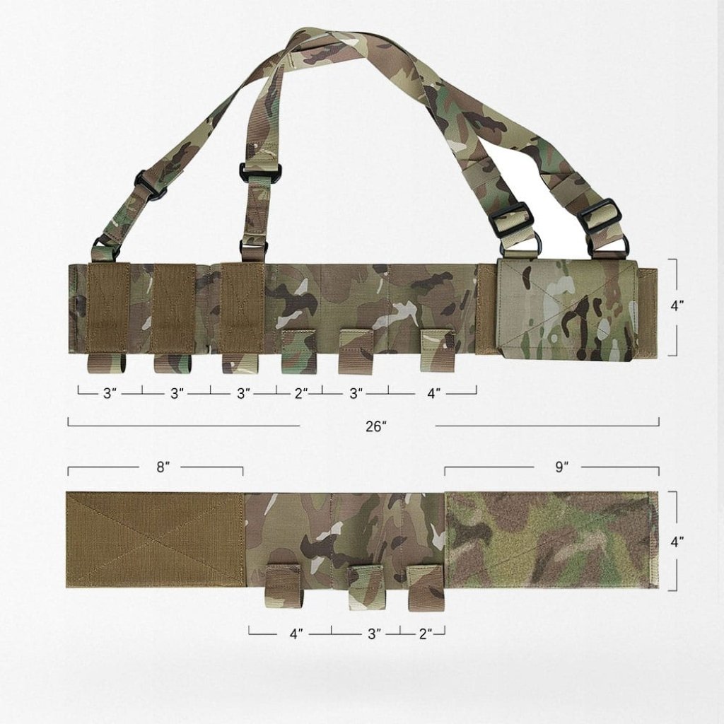 Low Vis Chest Rig Cummerbund "KRDX"
