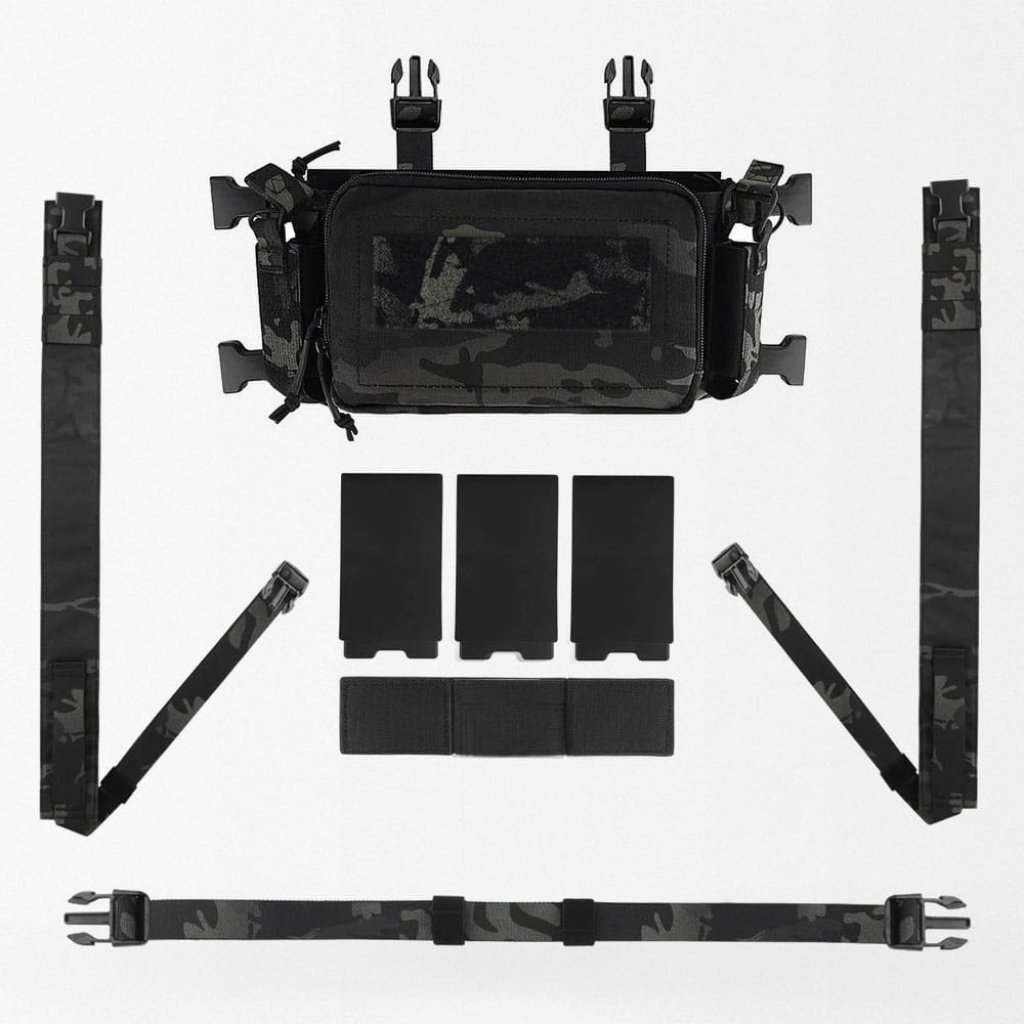 Multicam Black Micro Chest Rig "D3CRM"