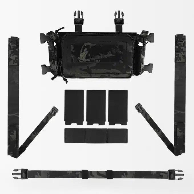 Multicam Black Micro Chest Rig "D3CRM"