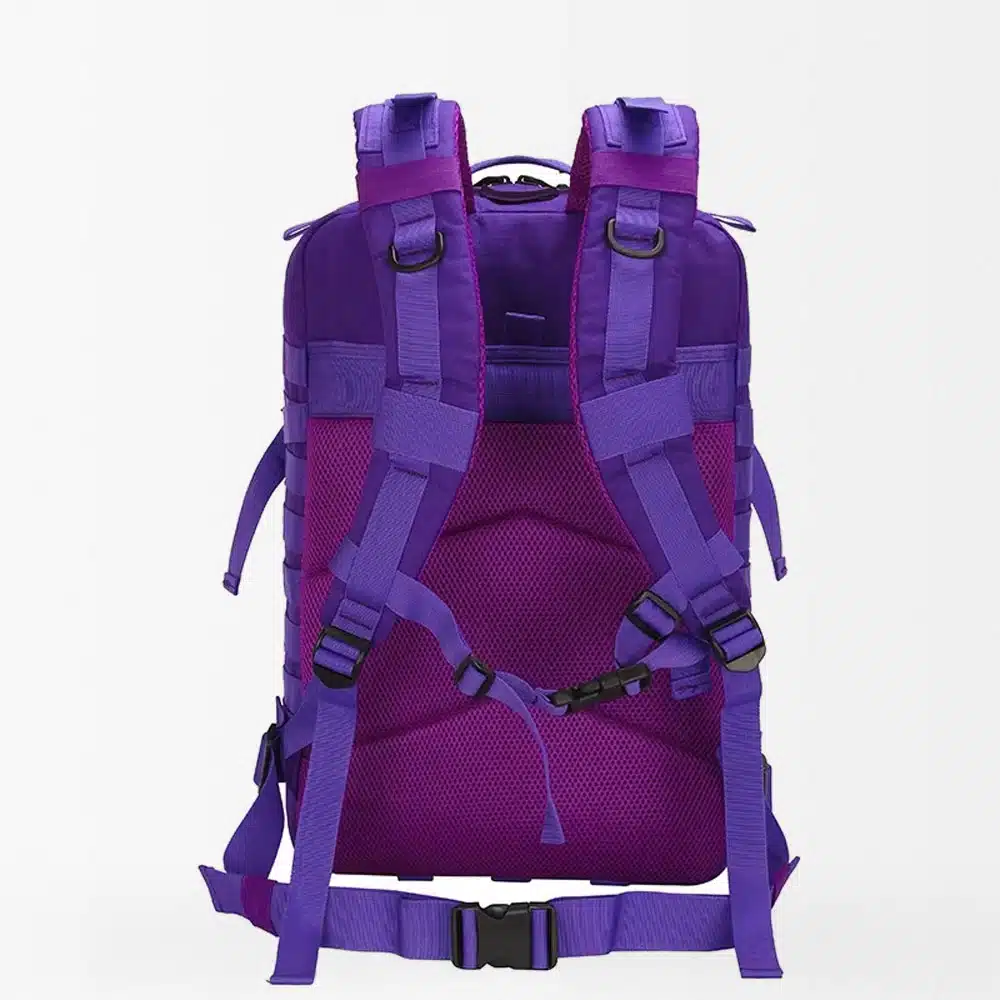 Purple Military Backpack 45L