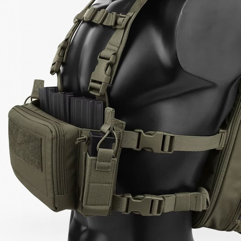 8 Mag Olive Green Ak Chest Rig