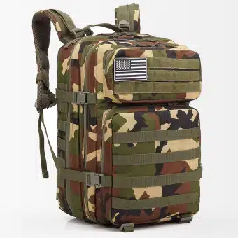 Woodland Camo Backpack 45L