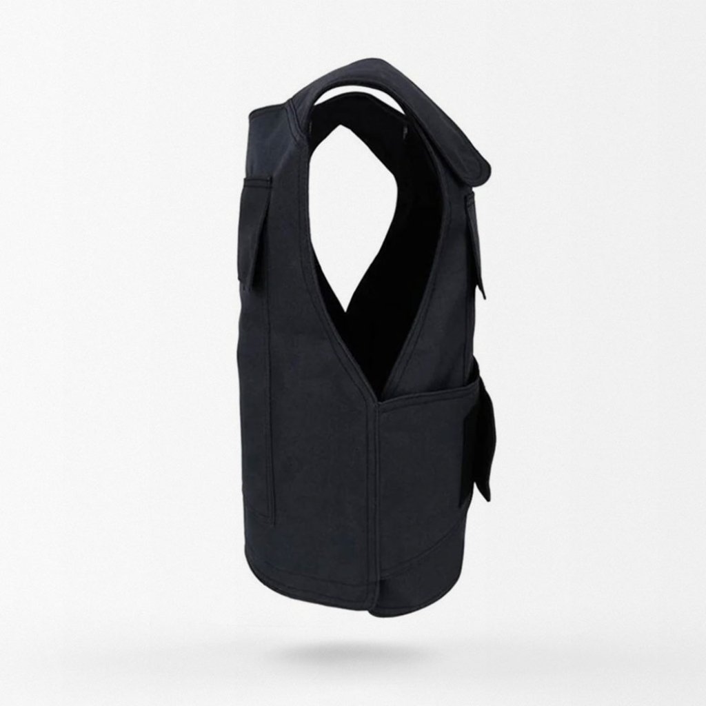 Black Concealable Plate Carrier Vest