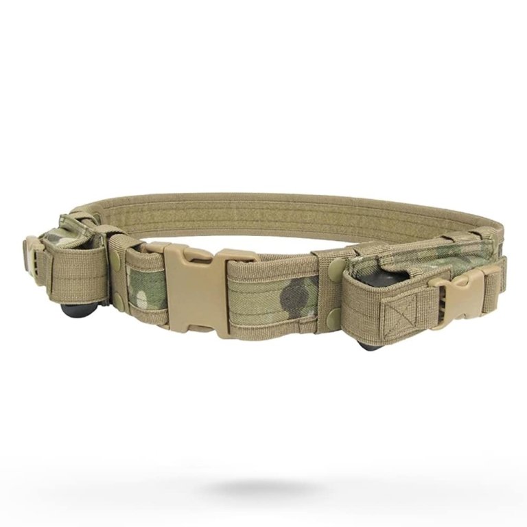 Combat Belt With Mag Pouches