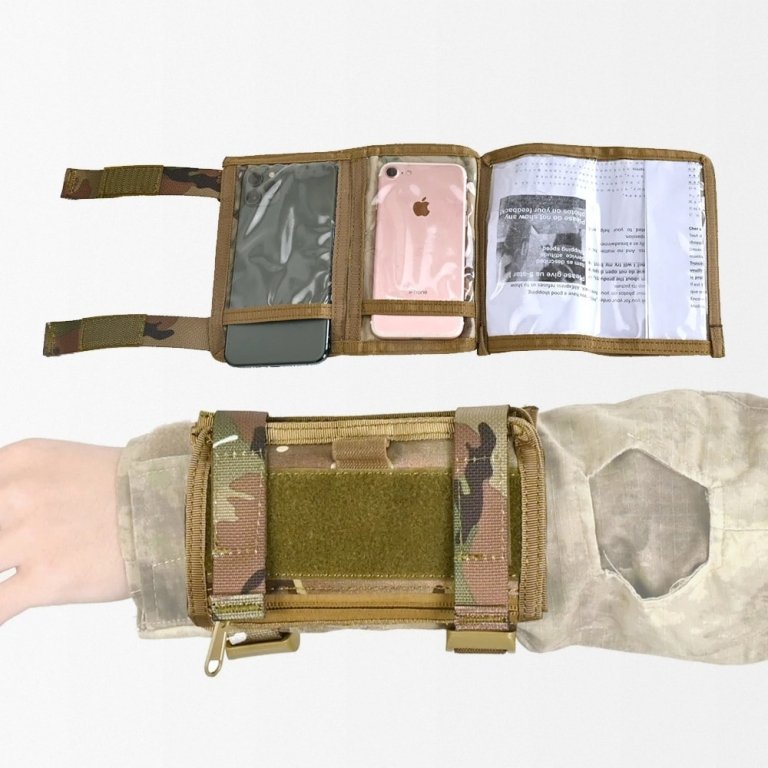 Tactical Wrist Map Pouch