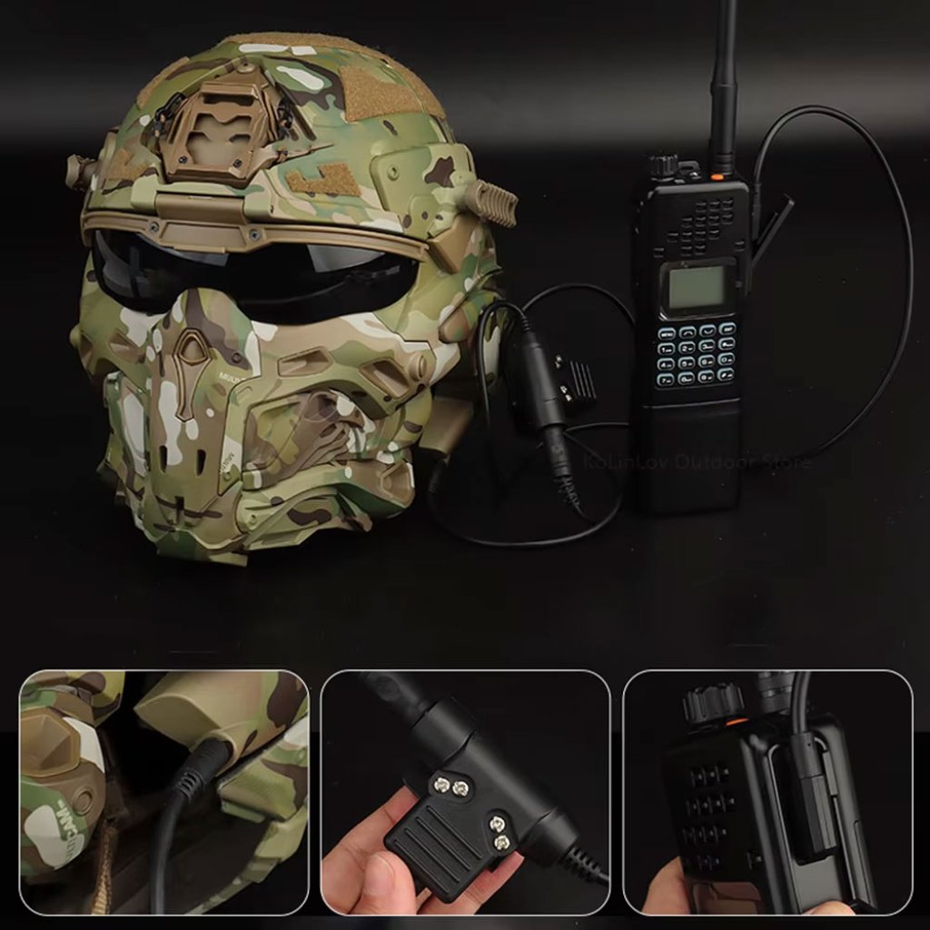 Airsoft Tactical Full Face Helmet