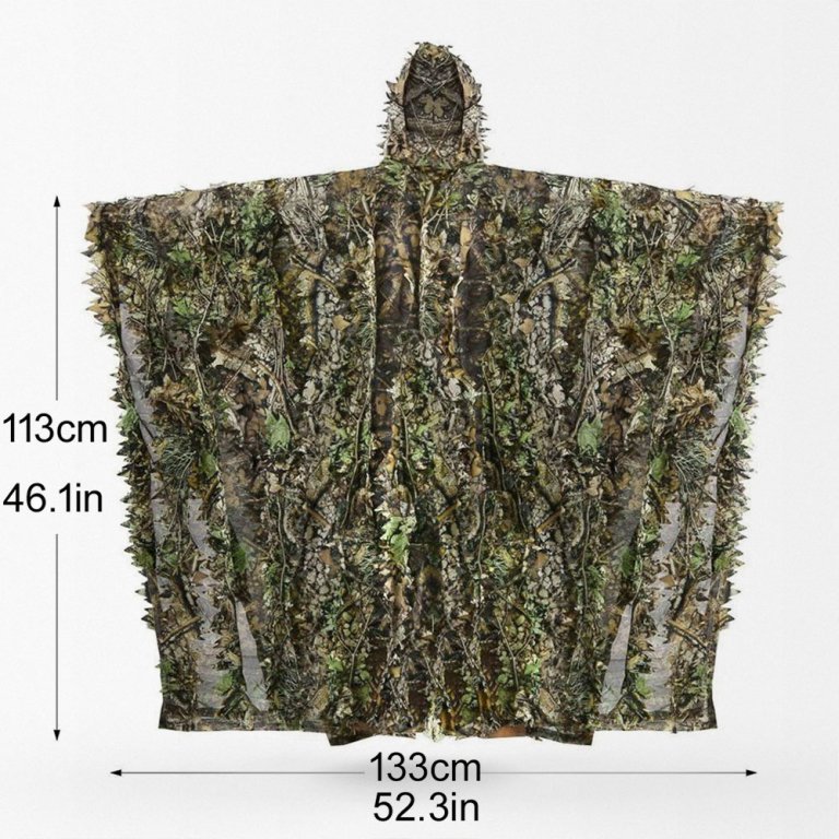 Hunting Camo Ghillie Suit Poncho