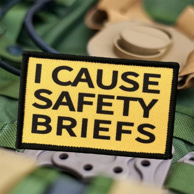 I Cause Safety Briefs Patch