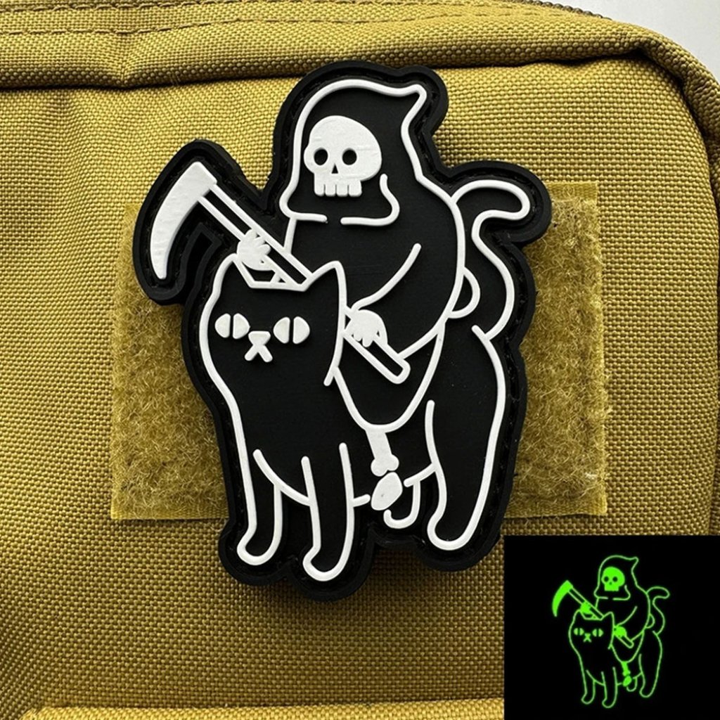 Sickle Reaper Glow PVC Patch