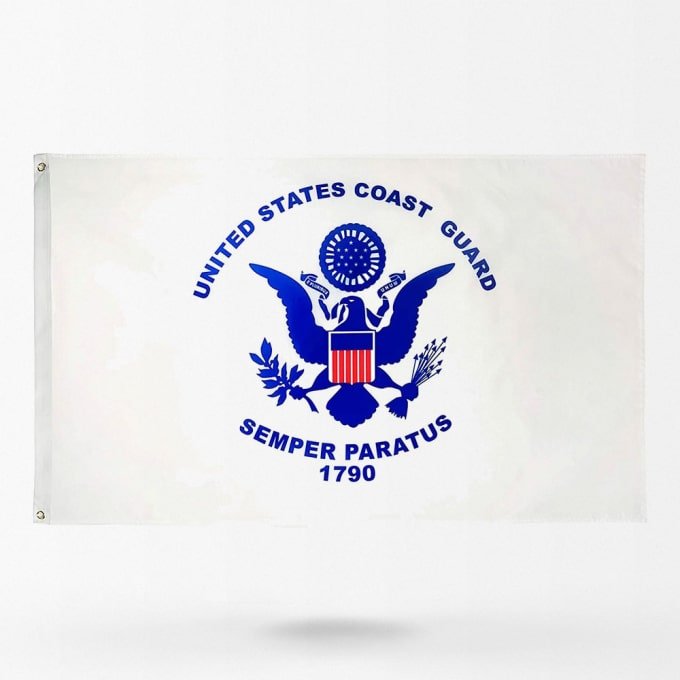 Coast Guard Military Flag