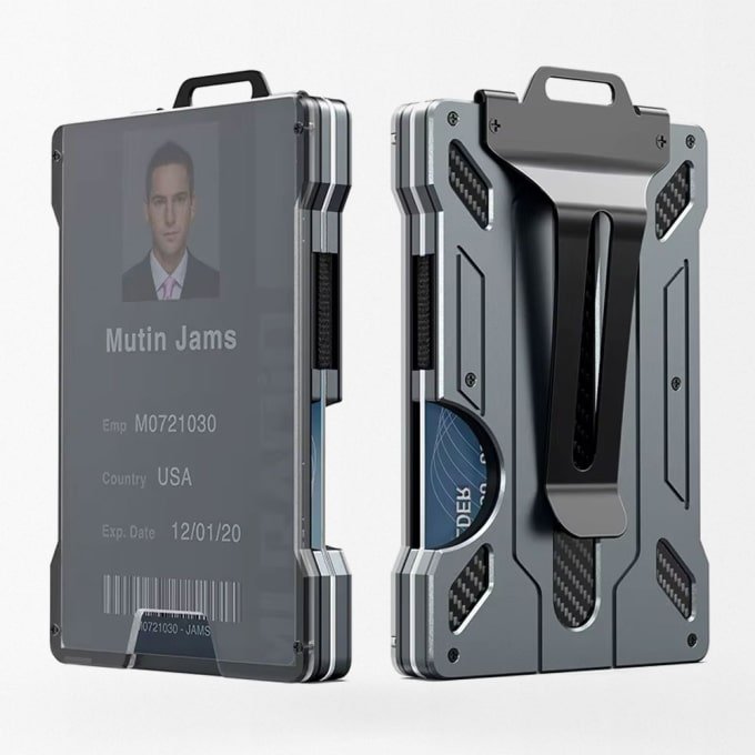 Aluminum Tactical Card Wallet
